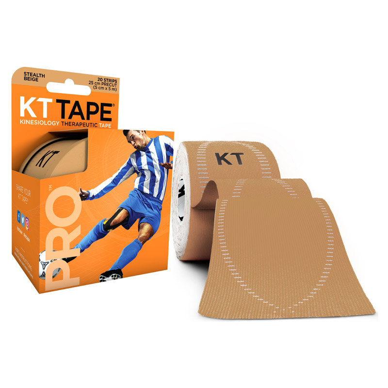 KT Tape PRO precut Kinesiologitape - Dansk vejledning medfølger.